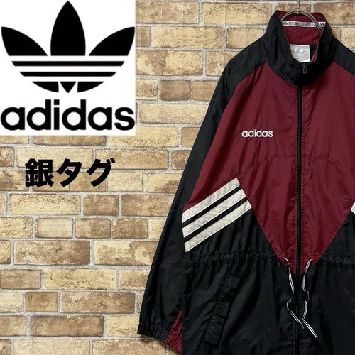 Adidas Silver Tag Vintage Nylon Jacket Embroidered Logo 90S S | eBay