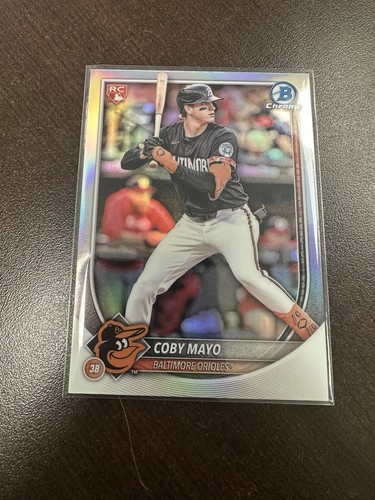 Coby Mayo 2025 Bowman Chrome #37 Red Rookie RC Logo Refractor ...