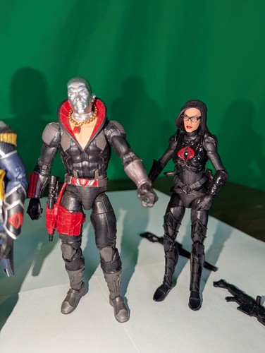 Gi Joe Classified Cobra Lot - Cobra Commander, Destro, Baroness, Tomax ...