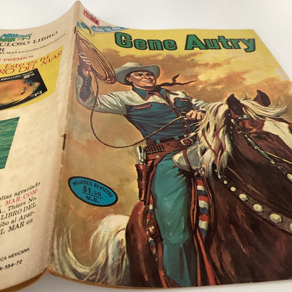 1973 SPANISH MEXICAN COMICS GENE AUTRY 281 WESTERN EDITORIAL NOVARO ...