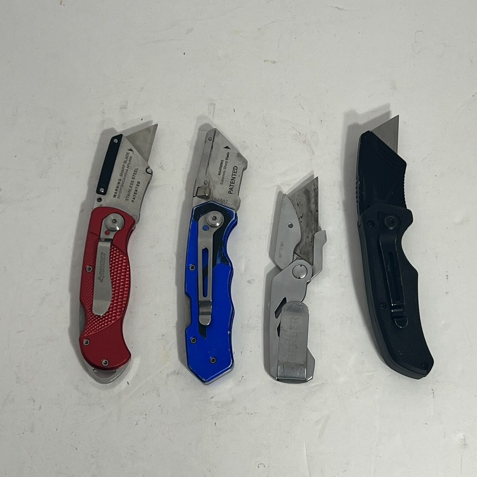 Set of 4 Box Cutters - Kobalt, Husky & Unbranded | eBay
