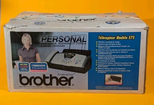 Brother Fax 575 Personal Plain Paper Fax Machine/Phone/Copier ...