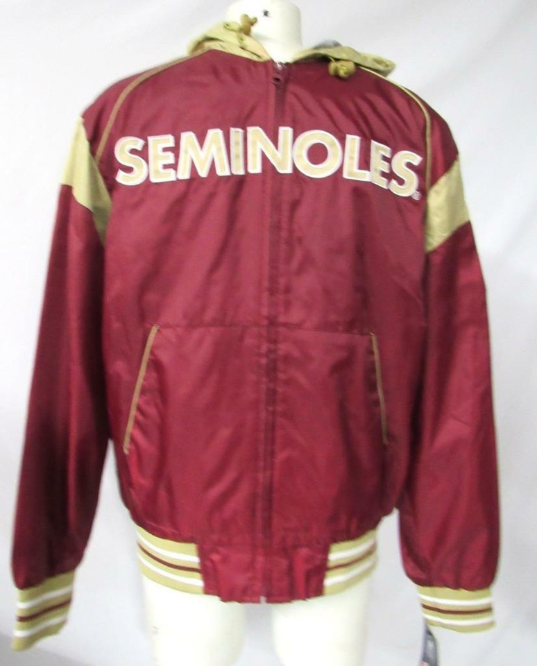 Florida State Seminoles Youth Size S M or L Hooded Windbreaker Jacket ...