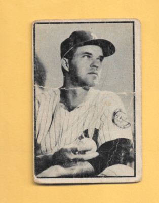 1953 Bowman Black and White John Sain #25 New York Yankees FAIR/GOOD 2 ...
