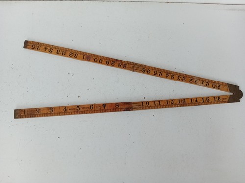 Vintage Rabone Boxwood Carpenters Folding Ruler 3ft Used Condition ...