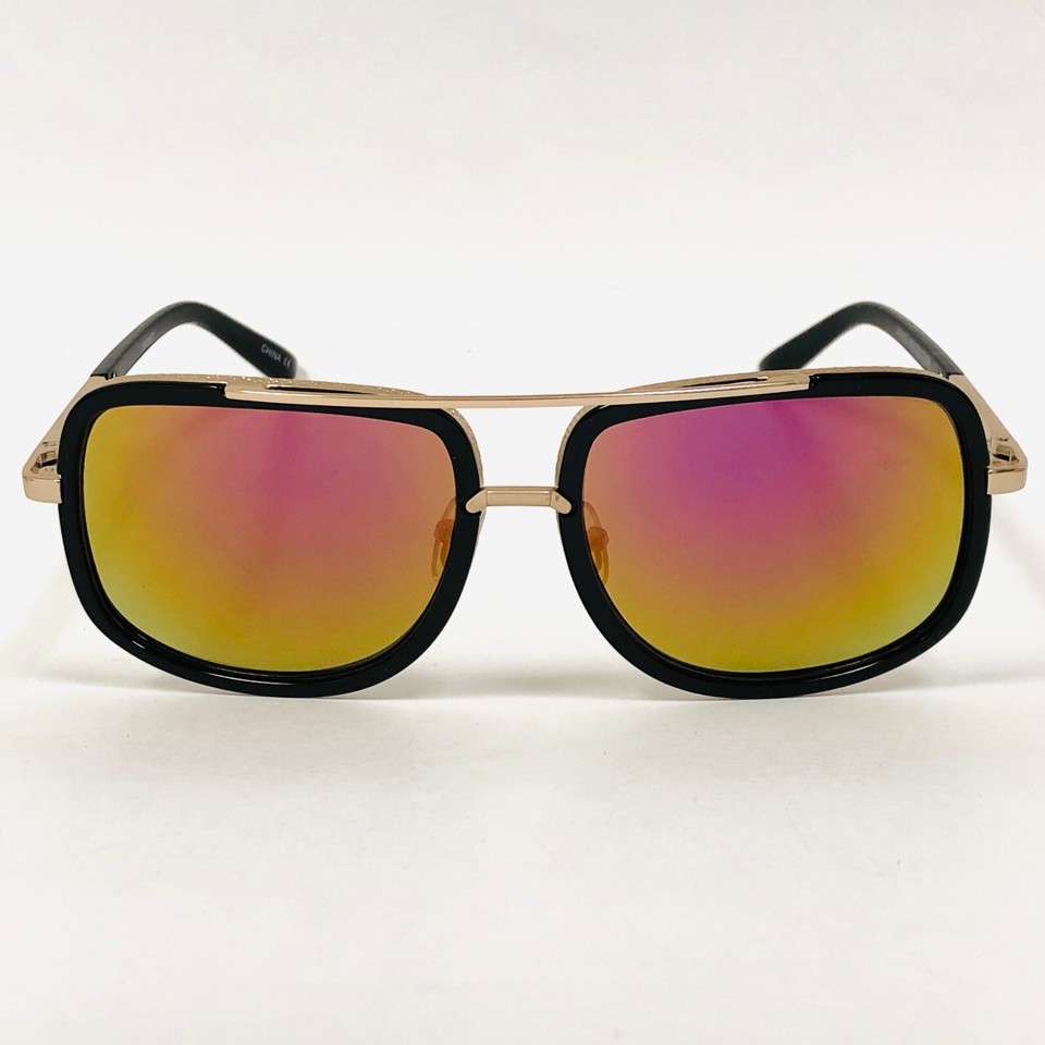 Men's Sunglasses Rapper New Oversize Fashion Square Women Designer Flat ...