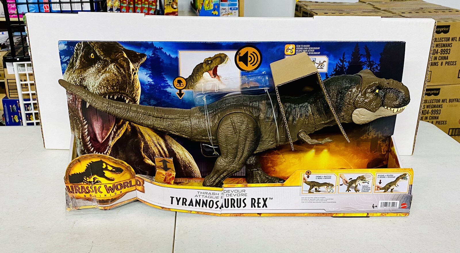Jurassic World INDORAPTOR Track 'N Attack Dino Tracker Dinosaur
