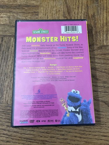 Sesame Street Monster Hits DVD 74645129198| eBay