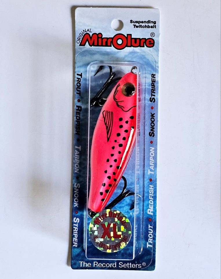 (Lot of 4) MirrOlure 27MR 18MR 17MR Custom Colors Suspending Twitchbait 3D Eyes! | eBay