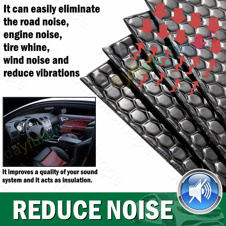 8M Butyl Sound Deadening Proofing Roll 43sq.ft Camper Van Vibration ...