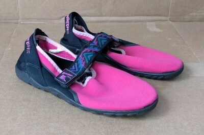 BAYWATCH hot pink beach shoes 1990s aqua-socks size 9 water | eBay