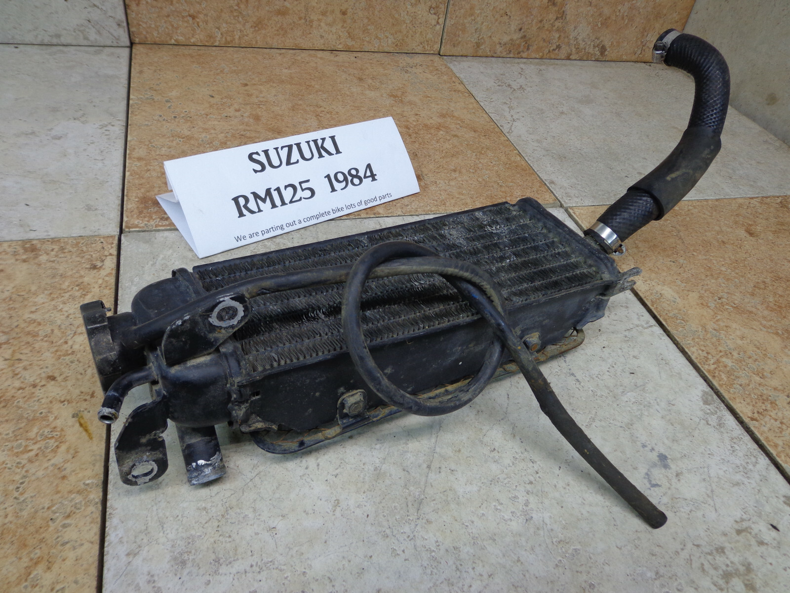 SUZUKI RM125 RM1984-85 Left RADIATOR Classic Vintage MX Racer RM XC | eBay