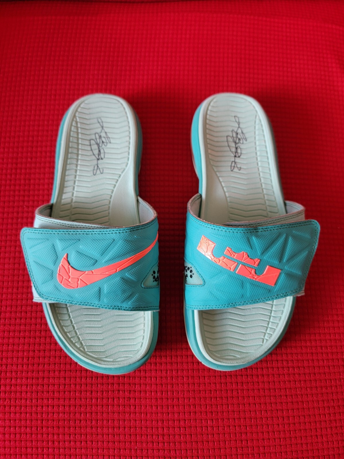 Lebron James South Beach Old School Slides - Gem