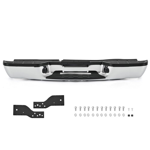 Rear Step Bumper For 1998-2004 Chevrolet S10 Chrome Fleetside/Styleside ...