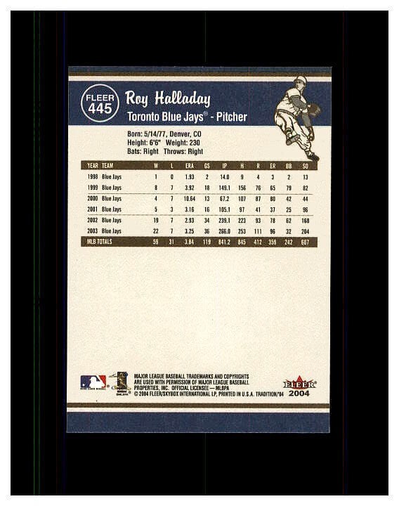 ROY HALLADAY COLLECTION YOU PICK .99 UNLIMITED SHIPPING HIGH GRADE ...