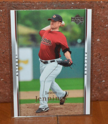 BASEBALL CARD UPPER DECK GREAT PICTURE ASTROS JASON JENNINGS | eBay