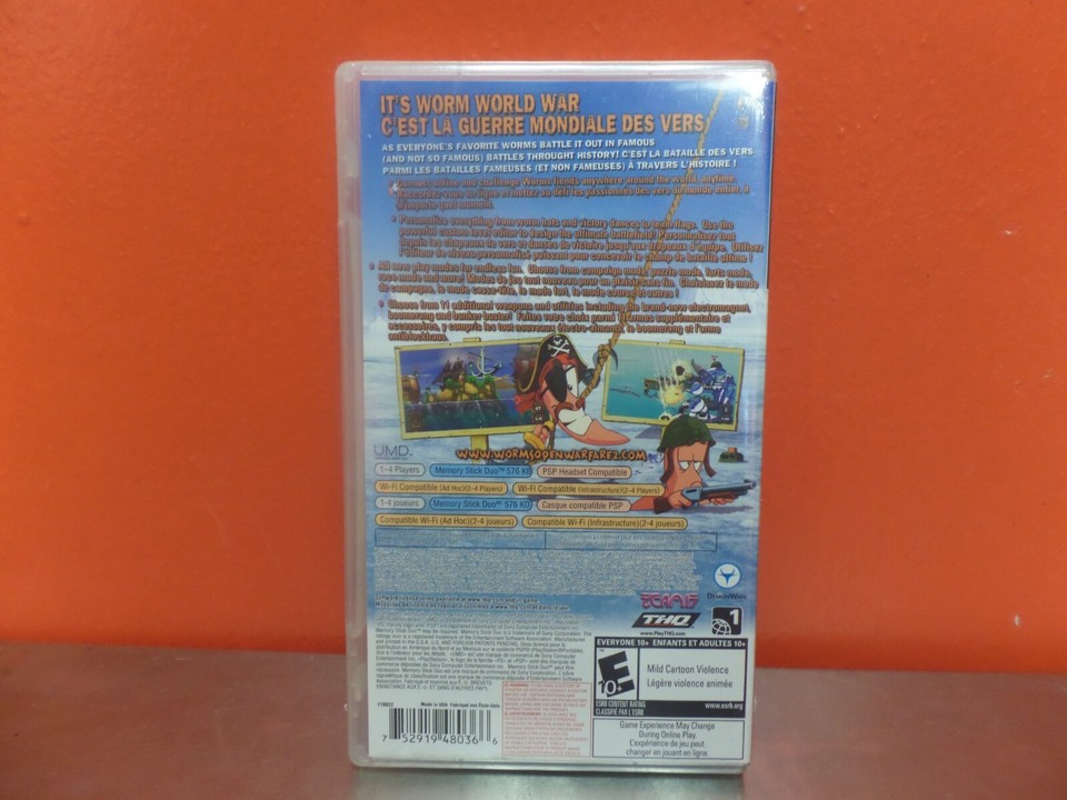 Worms 2 Open Warfare Sony PSP! Free Shipping! | eBay