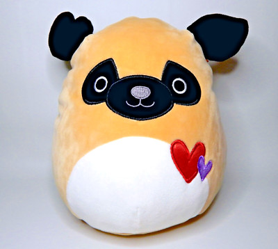 Squishmallow 8" Pam the Pug 2020 Valentine Edition Plush Kellytoy | eBay