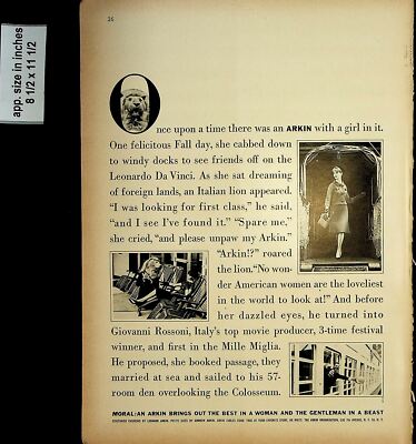 1961 Arkin Brings out the Best in Women Vintage Print Ad 7891 | eBay