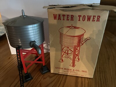 Marx #065 Plastic Water Tower in Original Box O Scale | eBay