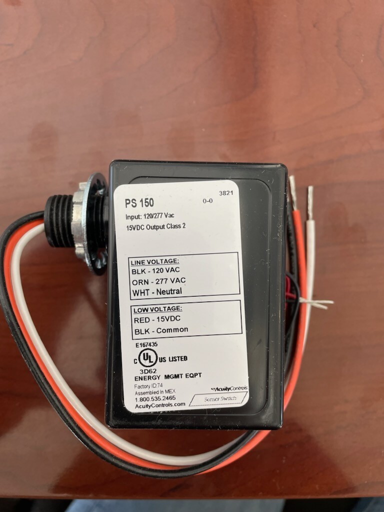 Acuity Controls PS 150 Power Supply 184FYF | eBay