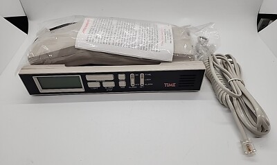 TIME Push Button Corded Telephone Alarm Clock Combo TK-007 Vintage | eBay