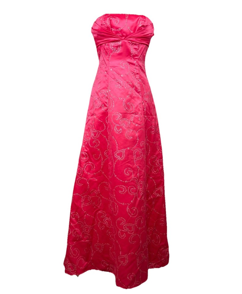 VTG 90s Y2K Zum Zum Niki Livas Prom Hoco Gown Dress Fairy Corset Sz 5 ...