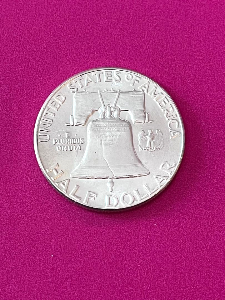 2 - 1955 Franklin Half Dollars 90% Silver | Brilliant Luster | Sharp ...