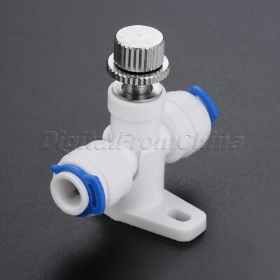 1/4 Inch OD Hose RO System Adjust Valve Water Filter Flow Control Valve ...