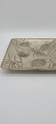 Godinger Silver Plate Tray Pine Cone Branch Design Goldtone Winter ...