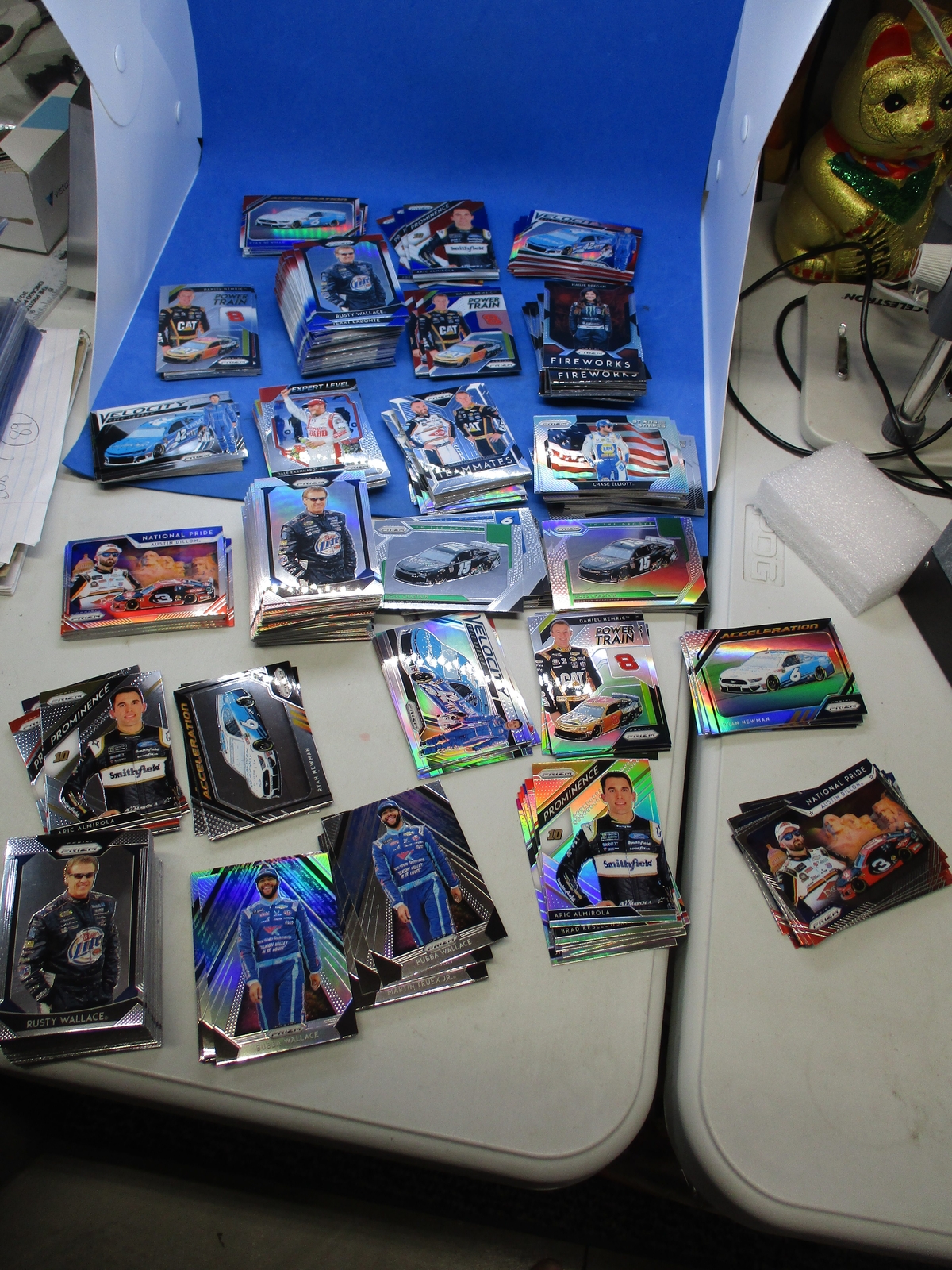 2019 Panini Prizm NASCAR Racing Card Set 1-90 + Complete Refractors ...