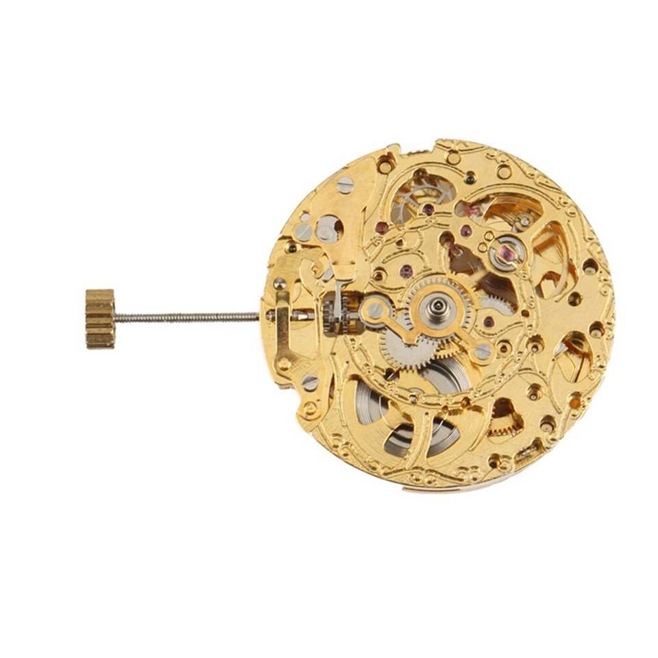 21,600 bph 3 Hands Skeleton Auto Mechanical Watch Movement for Miyota ...