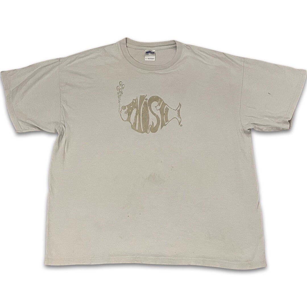 Vintage Early 2000s Phish Logo T-Shirt Cream Beige Ad… - Gem