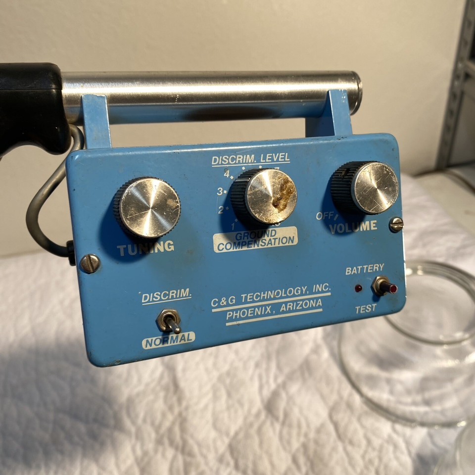 Vintage Crum Gifford Lynx Discriminator Model F200-1FL Metal Detector ...
