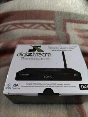 DigiXstream DX4 Quad Core 4K Digistream DX4 Android Media Box Remote | eBay