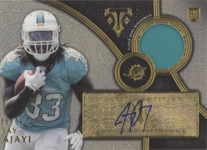 2015 Topps Triple Threads - Rookie Autograph Relics Jay Ajayi #TTRAR-JA ...