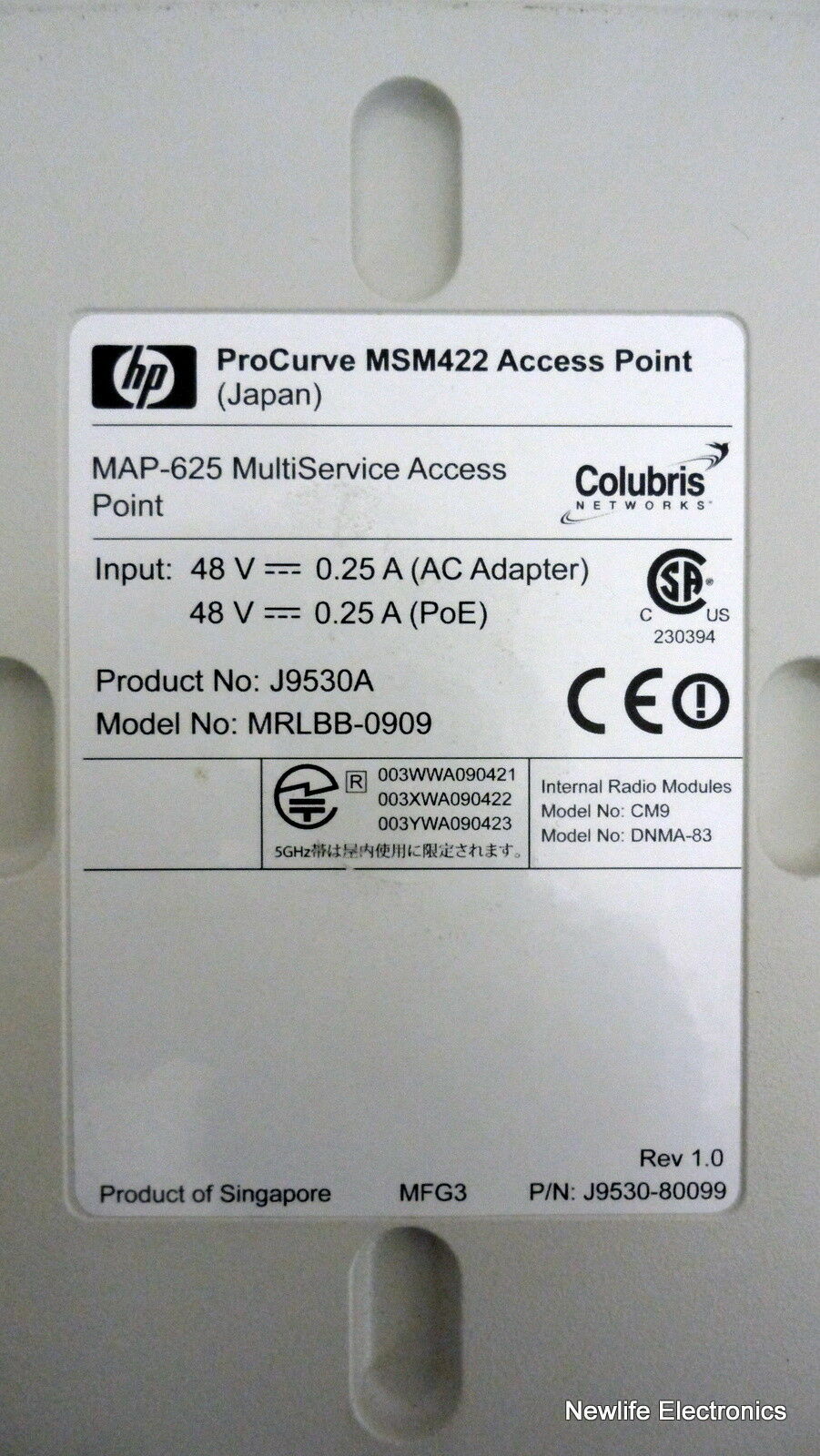 HP J9530-69001 ProCurve MSM422 Wireless Access Point (Japan) J9530A | eBay