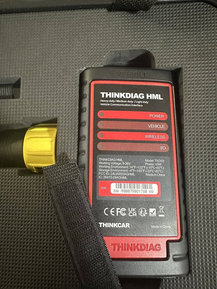 THINKCAR THINKDIAG HML - Full System OBD2 Scanner Car Code Truck ...