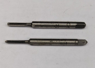 2 Ace 1 - 72 NF Hand Bottom Taps CS Carbon Steel USA NOS - Tap #1-72 ...