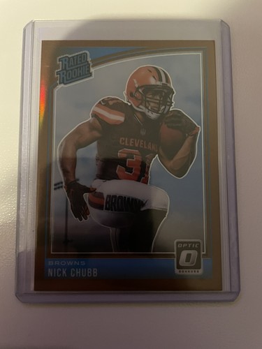 2018 Panini Optic Nick Chubb Rated Rookie base RC Cleveland Browns | eBay