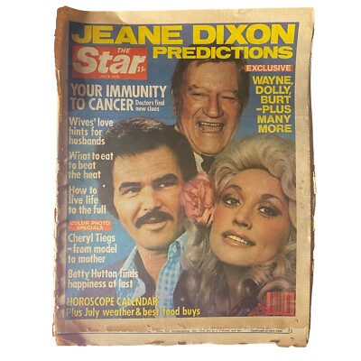 Star Tabloid Magazine July 4 1978 John Wayne, Dolly Parton GD Interior ...