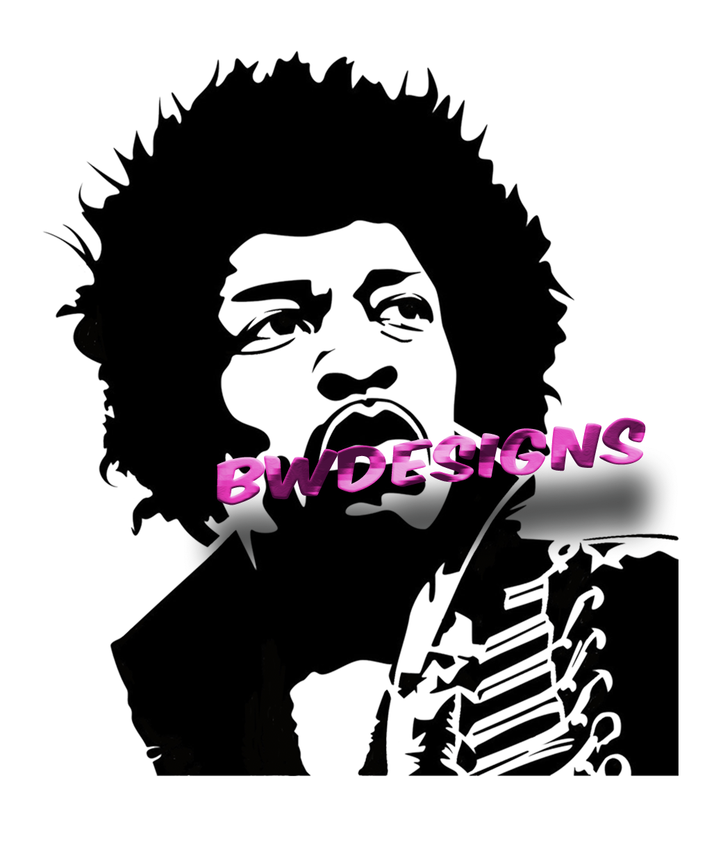 Jim Morrison Stencil