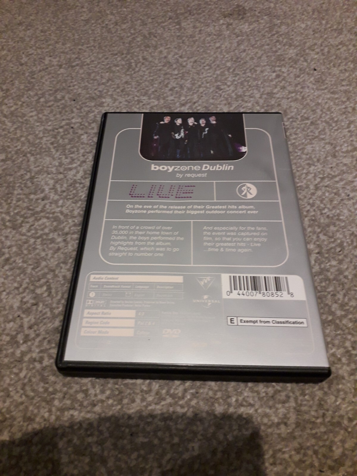 Boyzone+-+Dublin+-+Live+By+Request+%28DVD%2C+2000%29 for sale online | eBay