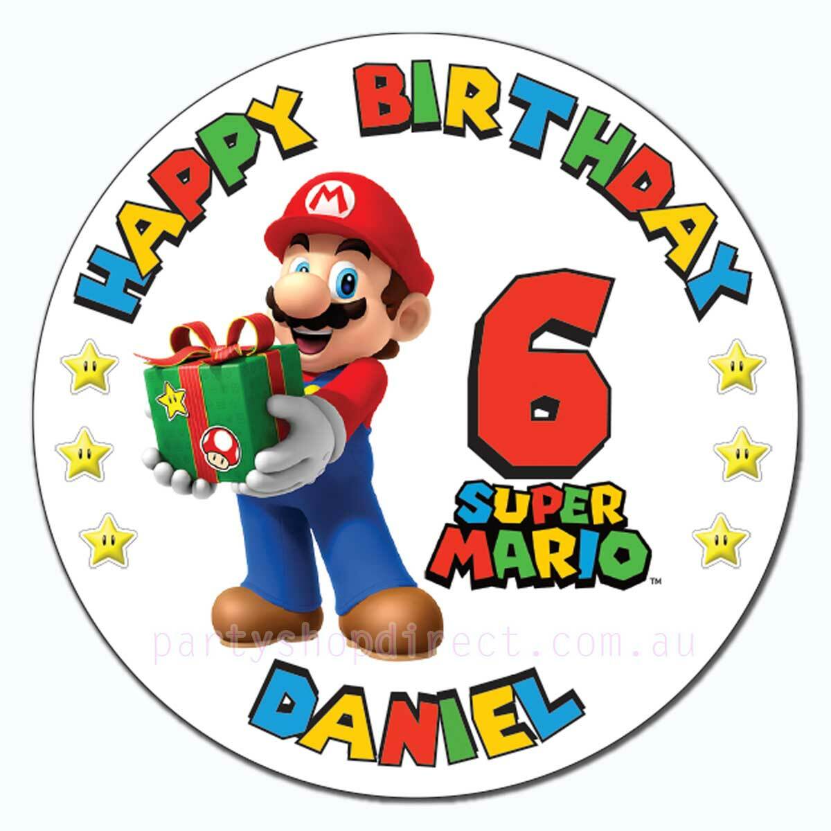 Super Mario Bros Cake Toppers