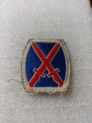 patch armee us 10TH INFANTRY DIVISION WW2 ORIGINAL | eBay