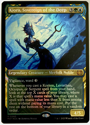 MTG Kiora, Sovereign of the Deep *SHOWCASE FOIL* MOM: The Aftermath ...