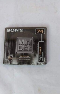 SONY MiniDisc - MDW-74AN - Mini Disc 74 min Black Onyx | eBay