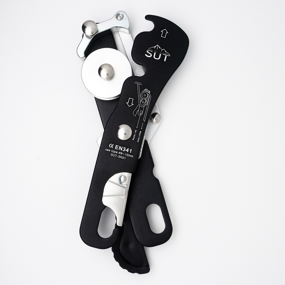 Rock Climbing Tree Caving Self Braking Stop Descender Belay Rappel ...