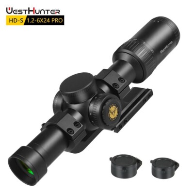 WestHunter HD-S 1.2-6X24 IR Pro SFP Scope Hunting illuminated Optical ...