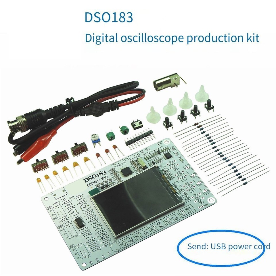DSO183 Digital Oscilloscope with Trigger Edge and Horizontal Timebase ...
